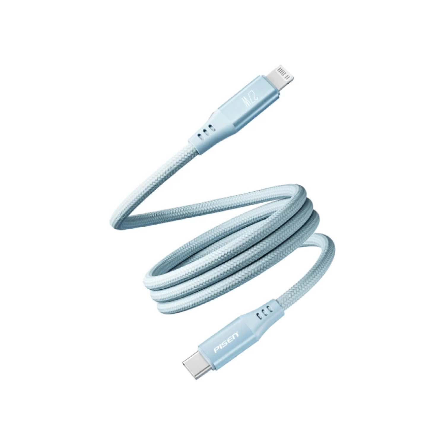 PISEN C to L 27W magnetic adsorption braided quick charging data cable